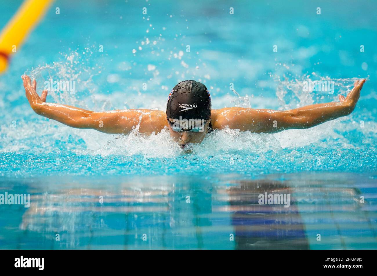 Abbie Wood in action in the Women 200m Individual Medley Final on day ...