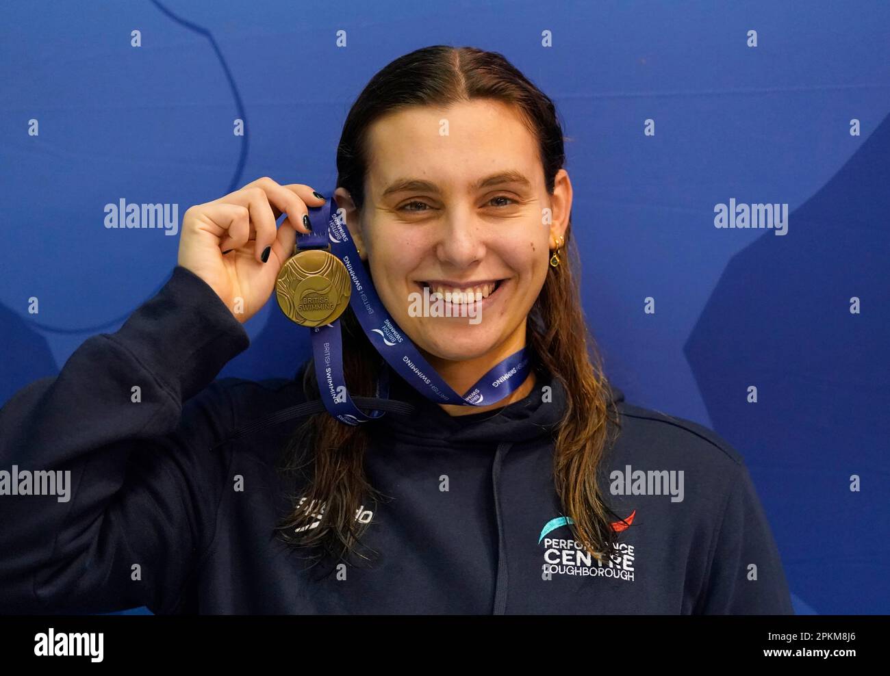 Freya Colbert poses with her gold medal after winning the Women's 400m ...