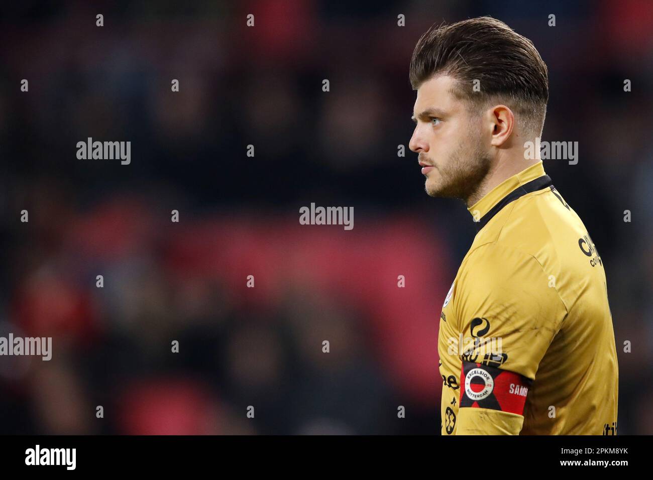 EINDHOVEN - sbv Excelsior goalkeeper Stijn van Gassel during the Dutch ...