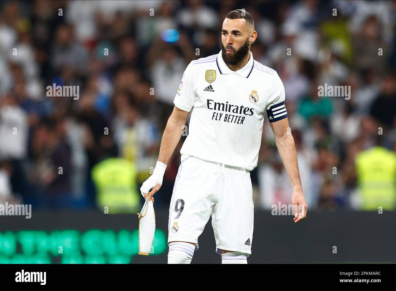Karim Benzema of Real Madrid CF during the La Liga match between Real ...