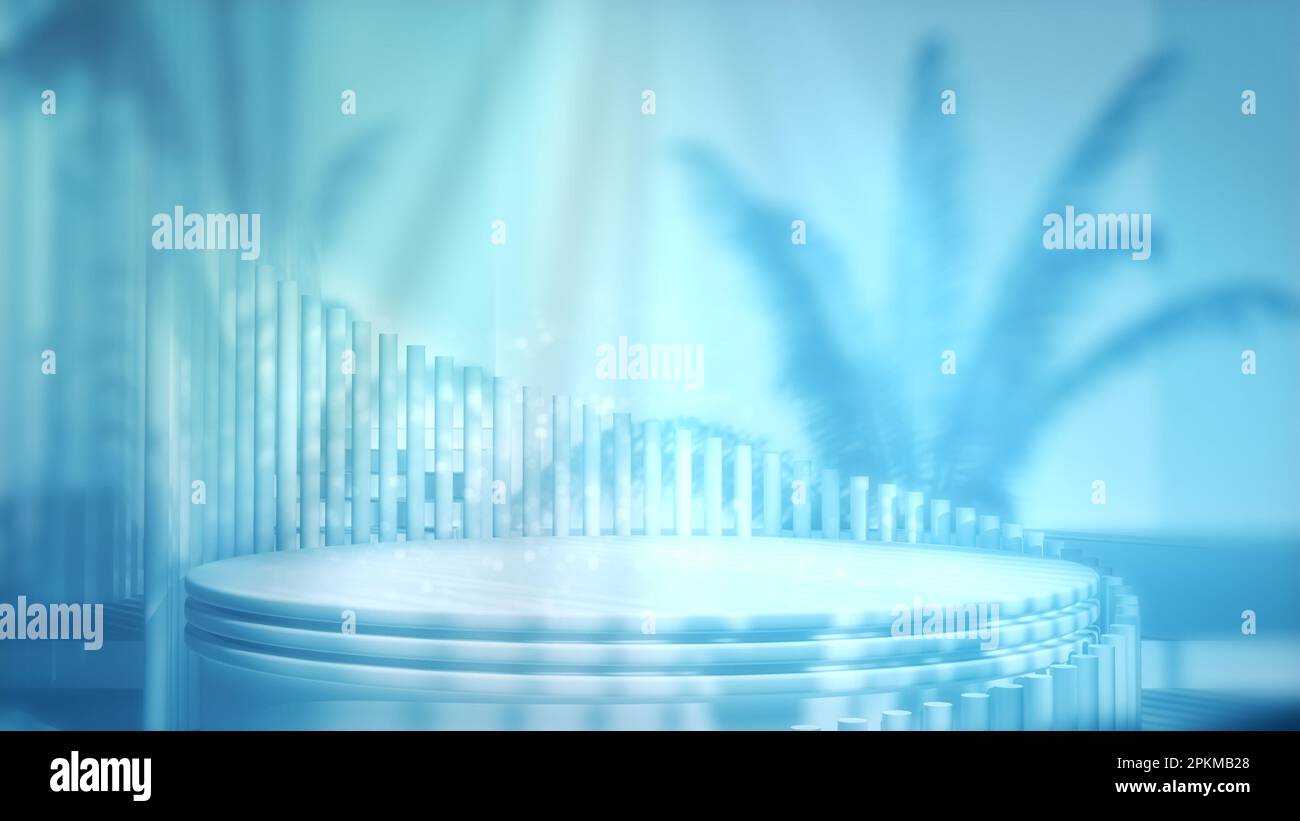 bright blue modern presentation saloon background for your product ...