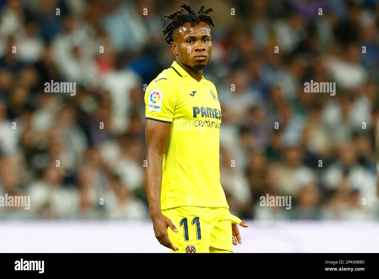 Samuel Chukwueze of Villarreal CF during the La Liga match between Real ...