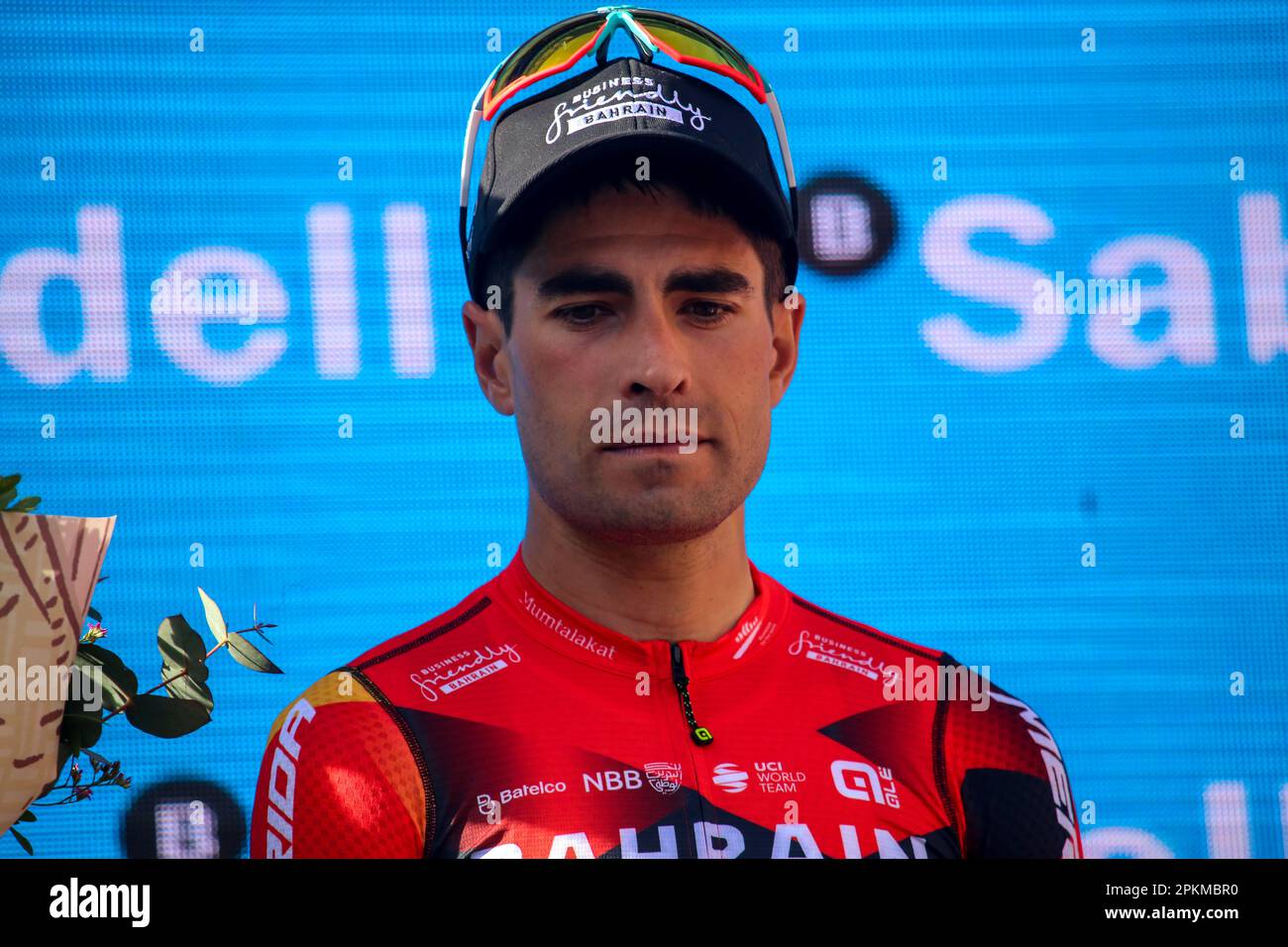Eibar, Spain, April 08th, 2023: Second classified for Mikel Landa ...