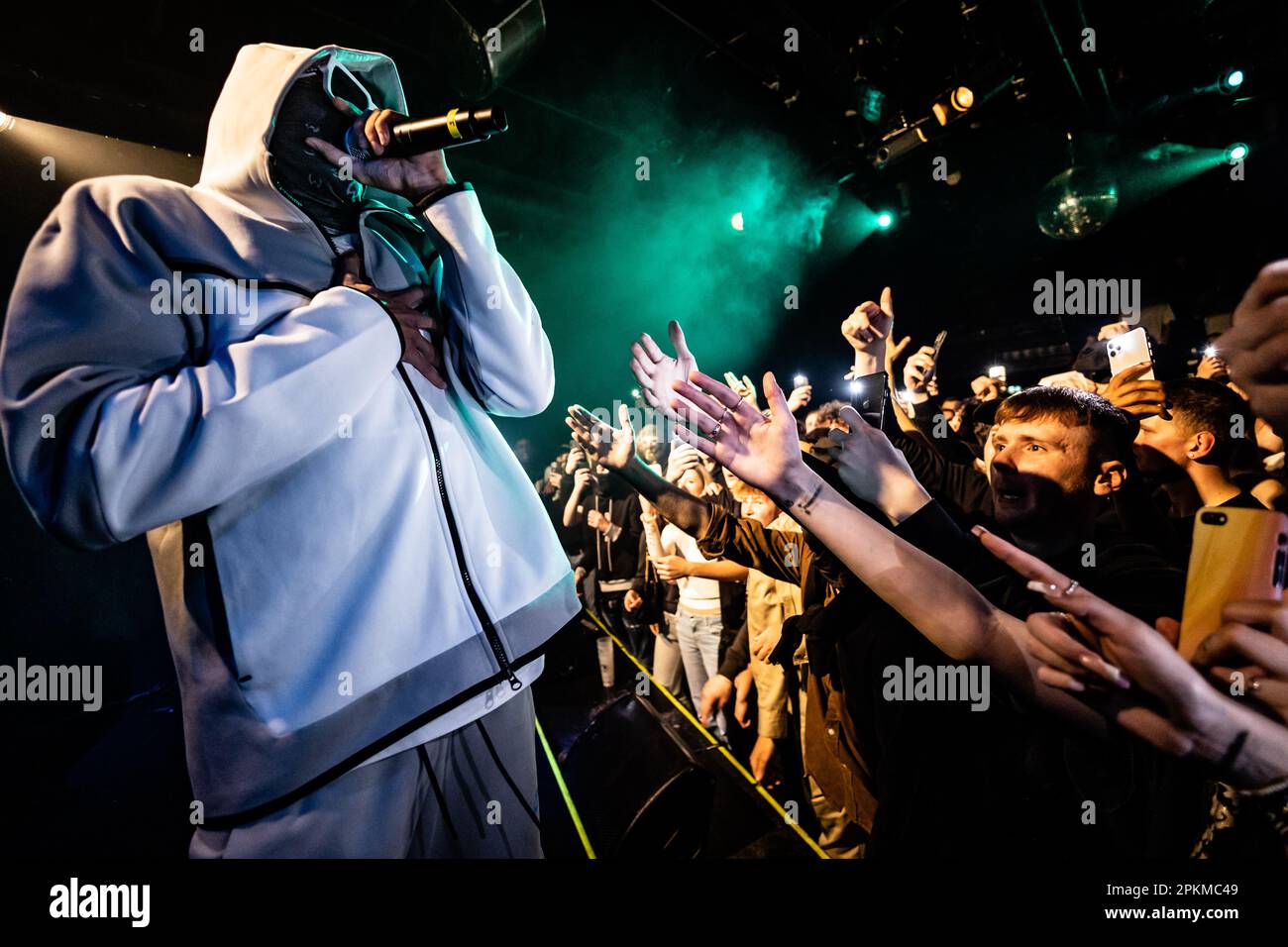 Copenhagen, Denmark. 07th, April 2023. The British rapper Meekz ...