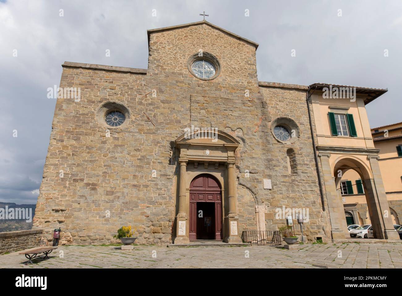 Cortona church facade hi-res stock photography and images - Alamy