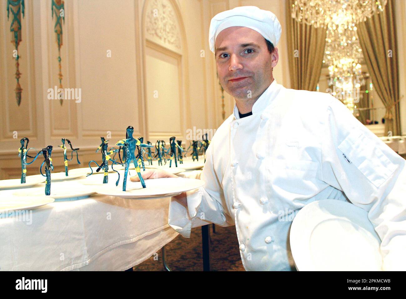 New York, NY, USA. 7 March, 2010. GILT Executive Pastry Chef, David ...