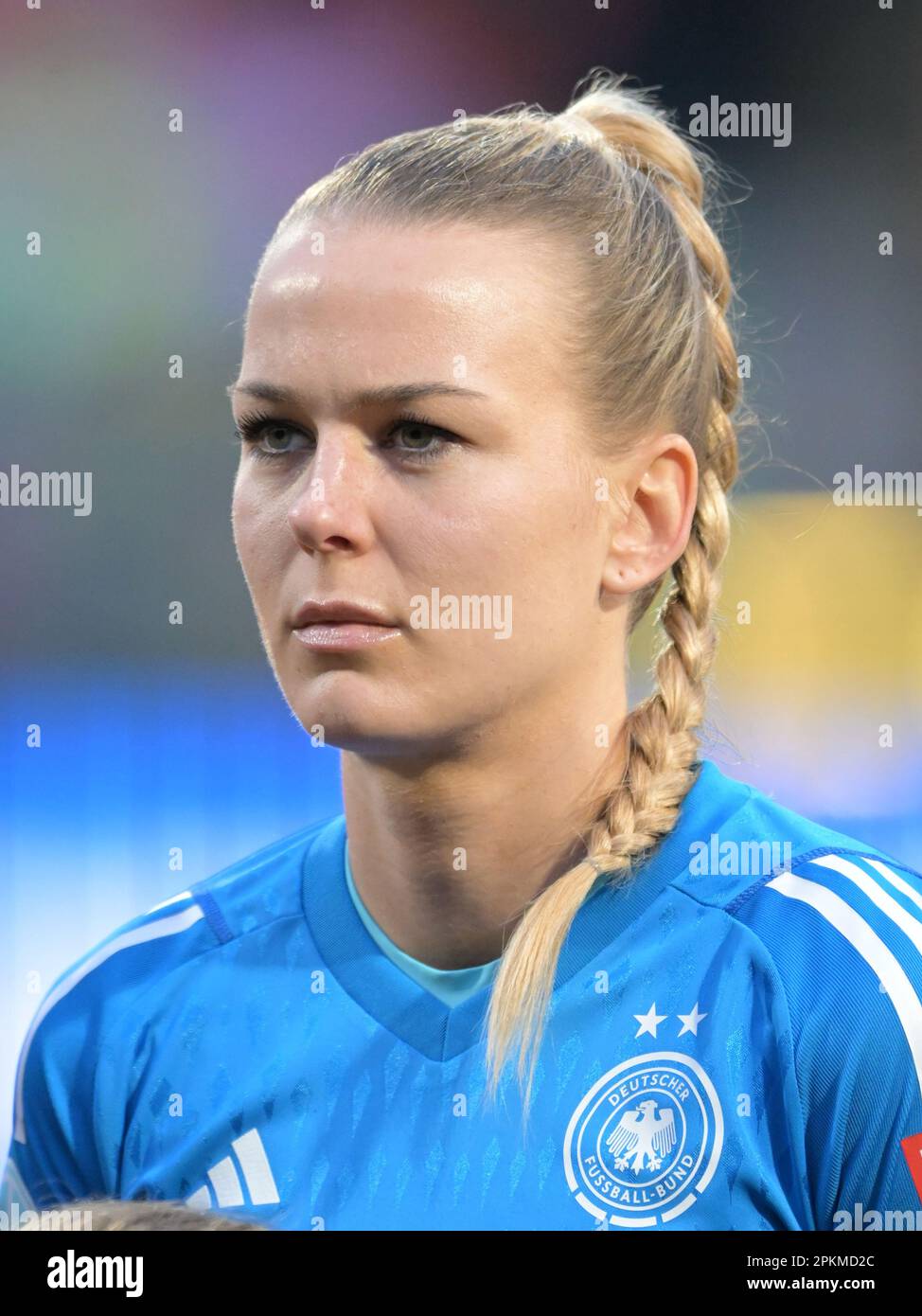 SITTARD - Germany women goalkeeper Merle Frohms during the friendly ...