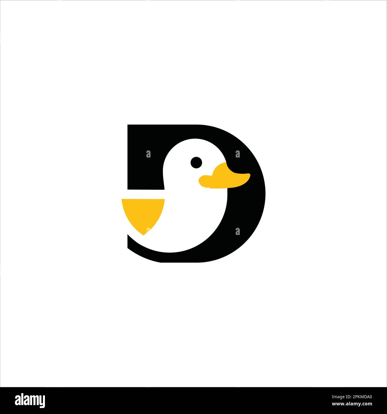 Little black duck icon logo vector Stock Vector Image & Art - Alamy