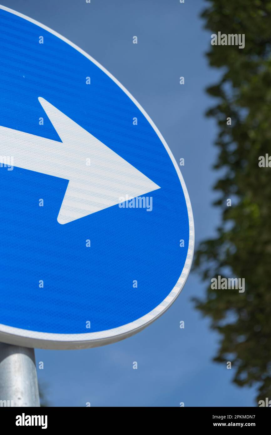 traffic signal indicating mandatory directional signage Stock Photo - Alamy traffic signal indicating mandatory directional signage Stock Photo - Alamy