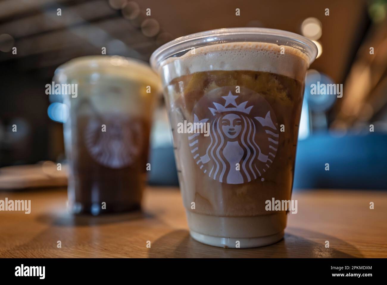Los Angeles, USA. 05th Apr, 2023. New Oleato coffee drinks from ...