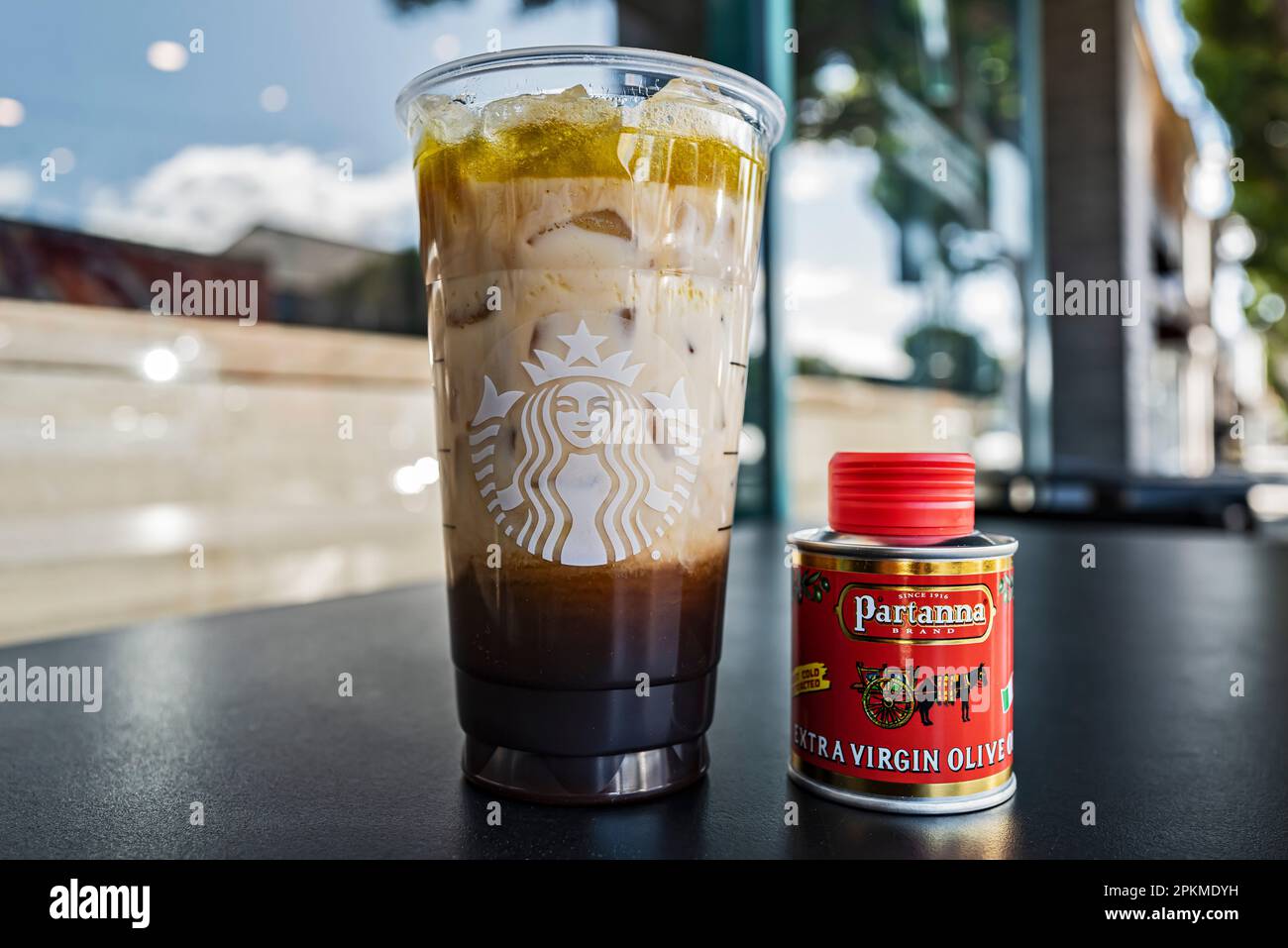 Los Angeles, USA. 03rd Apr, 2023. New Oleato coffee drinks from ...