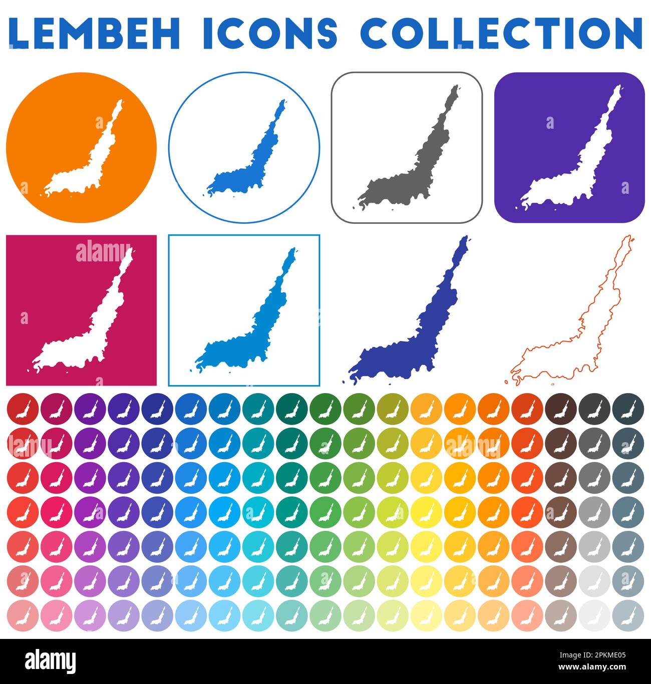 Colourful colourful map Stock Vector Images - Alamy