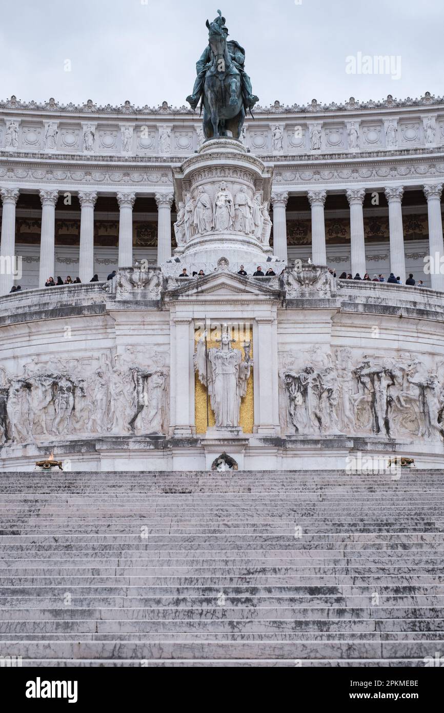 Rome, Italy. 05th Apr, 2023. View of the national monument to Victor ...