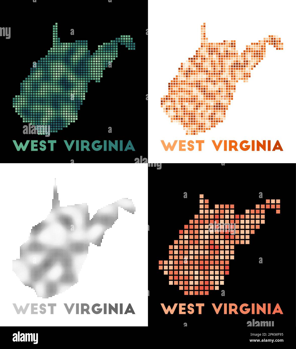 Map of west point virginia Stock Vector Images - Alamy