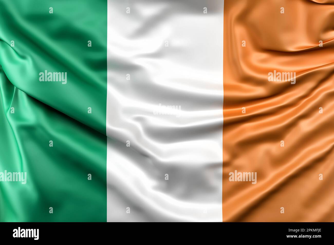 Ireland flag ripple hi-res stock photography and images - Alamy