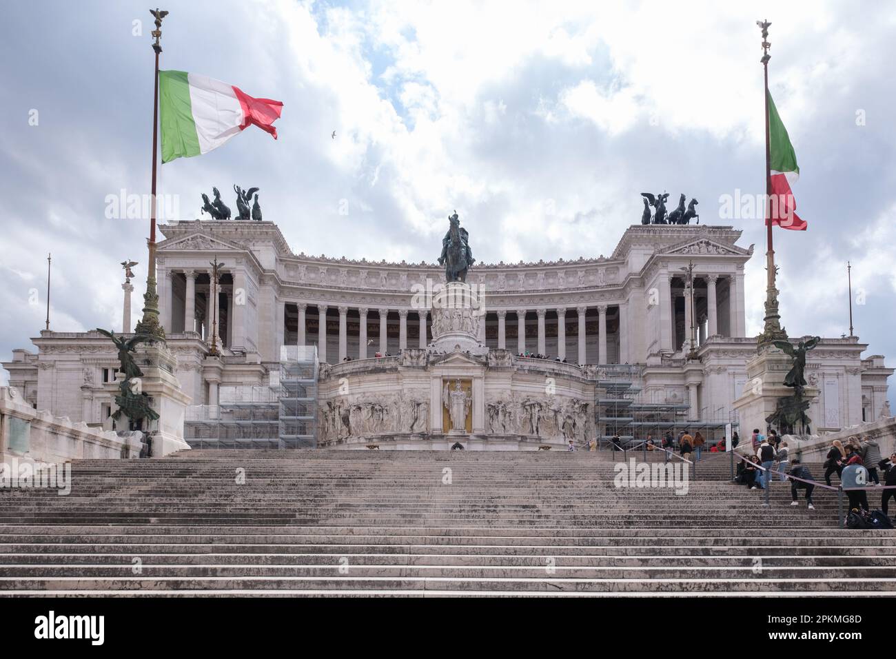 Rome, Italy. 05th Apr, 2023. View of the national monument to Victor ...