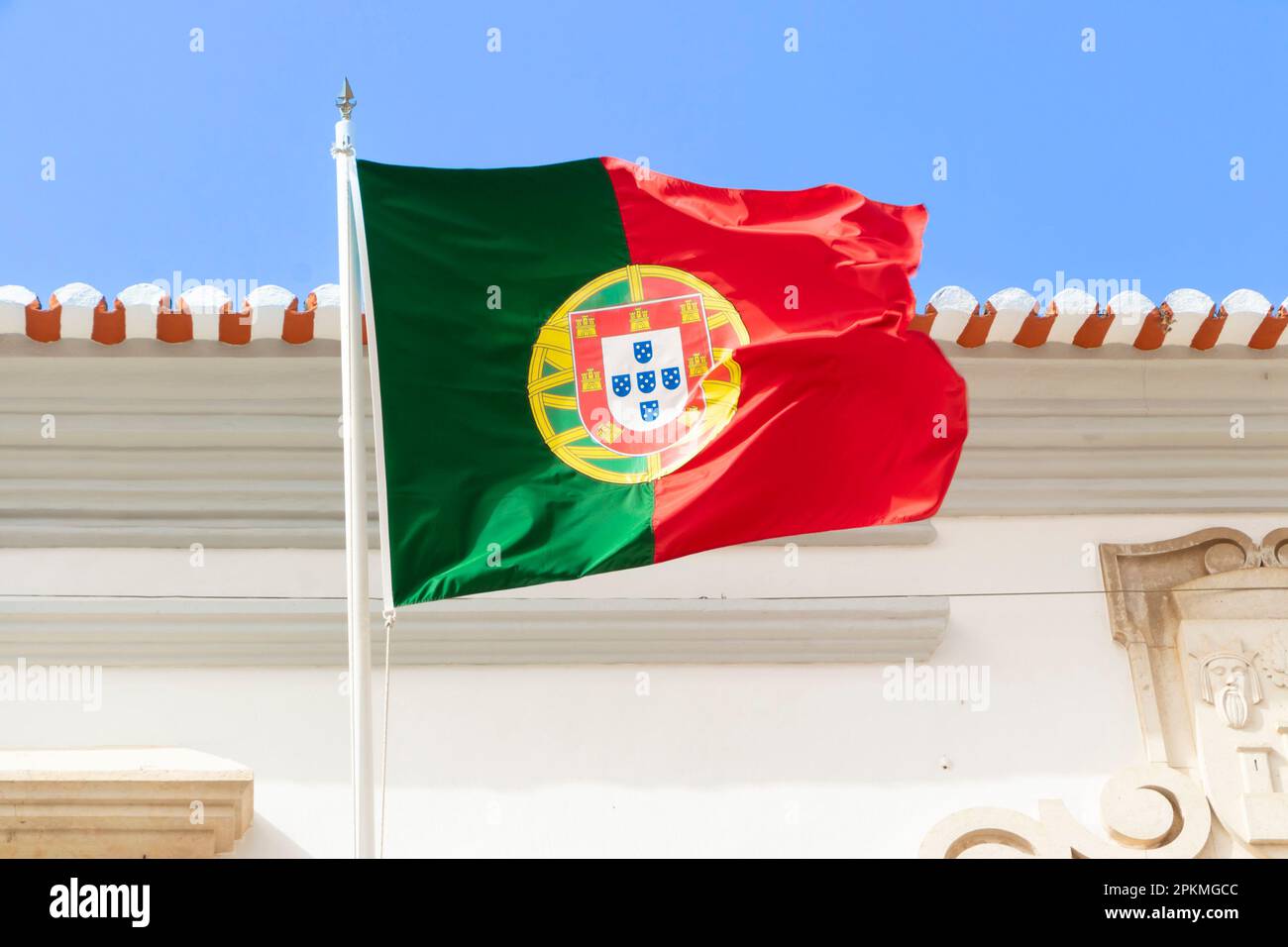 The Flag of Portugal is the national flag of the Portuguese Republic ...