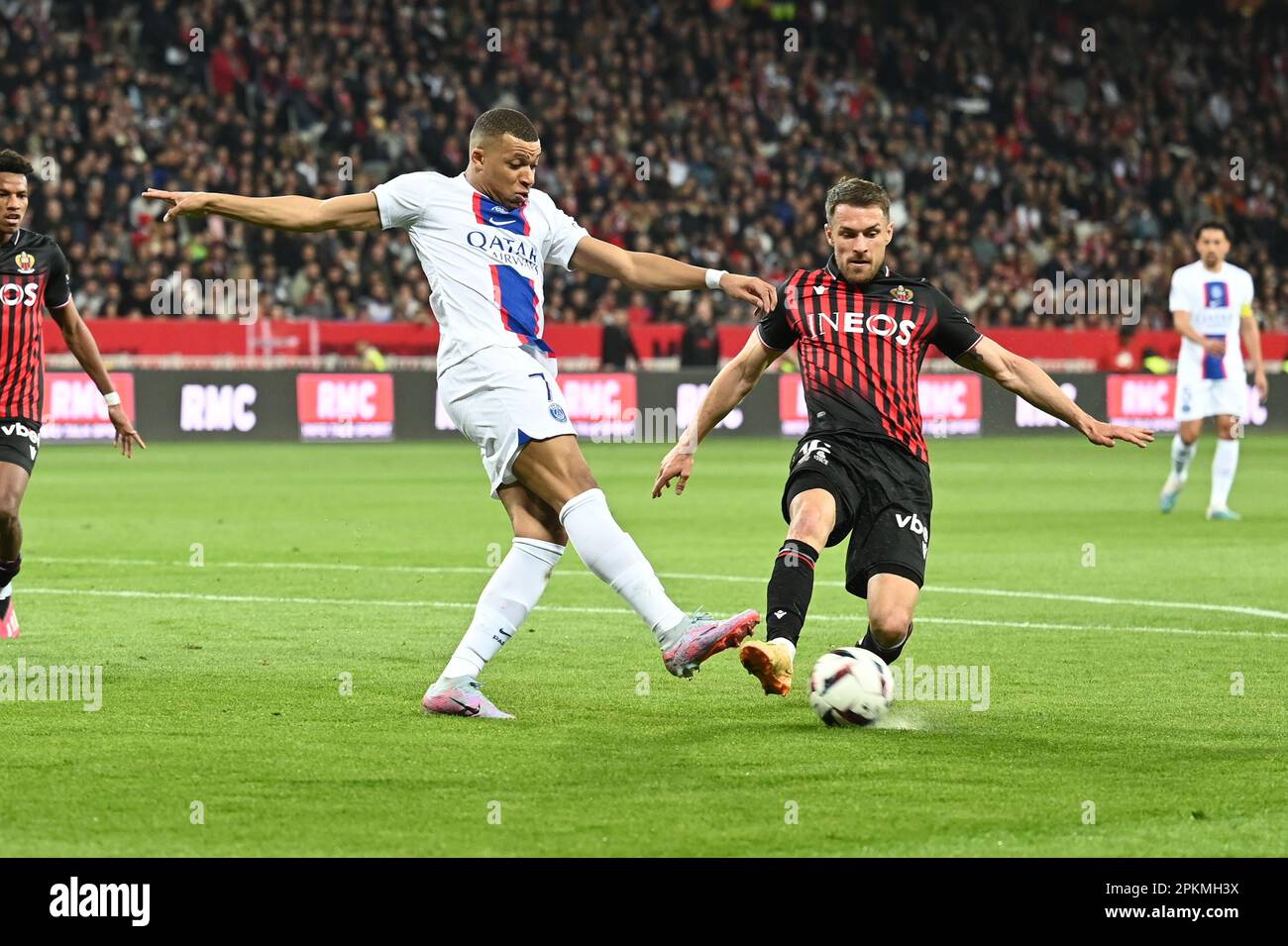 Nice, France. 08th Apr, 2023. Allianz Riviera, Nice, France, April 08 ...