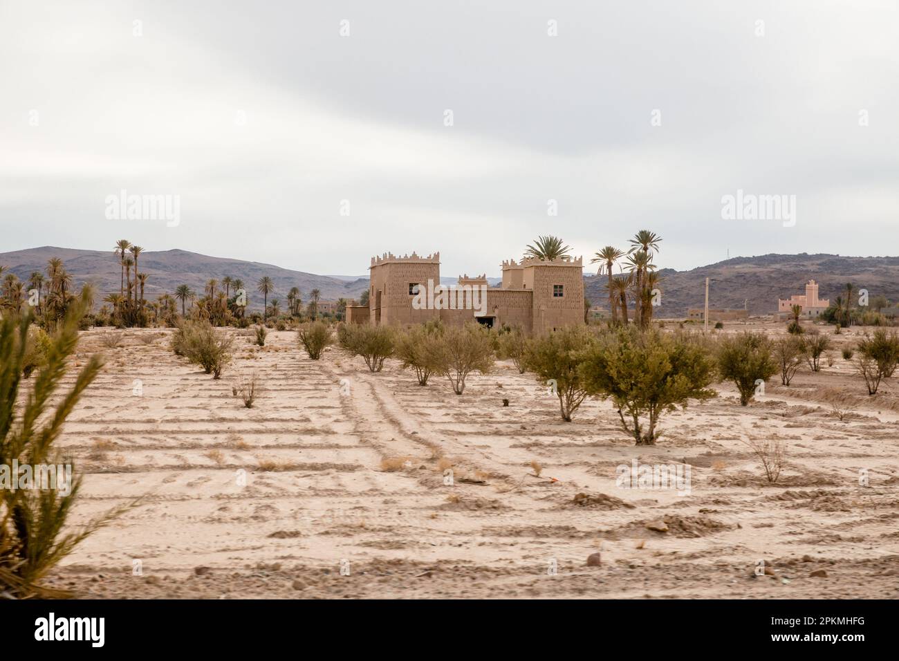 An old building in the desert of the High Atlas Mountains Stock Photo ...
