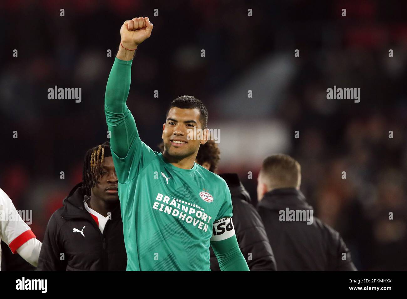 EINDHOVEN - PSV Eindhoven goalkeeper Walter Benitez during the Dutch ...