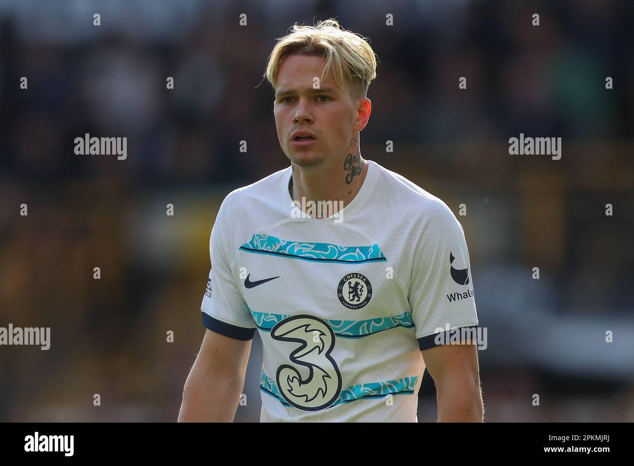 Mykhaylo Mudryk #15 of Chelsea during the Premier League match ...