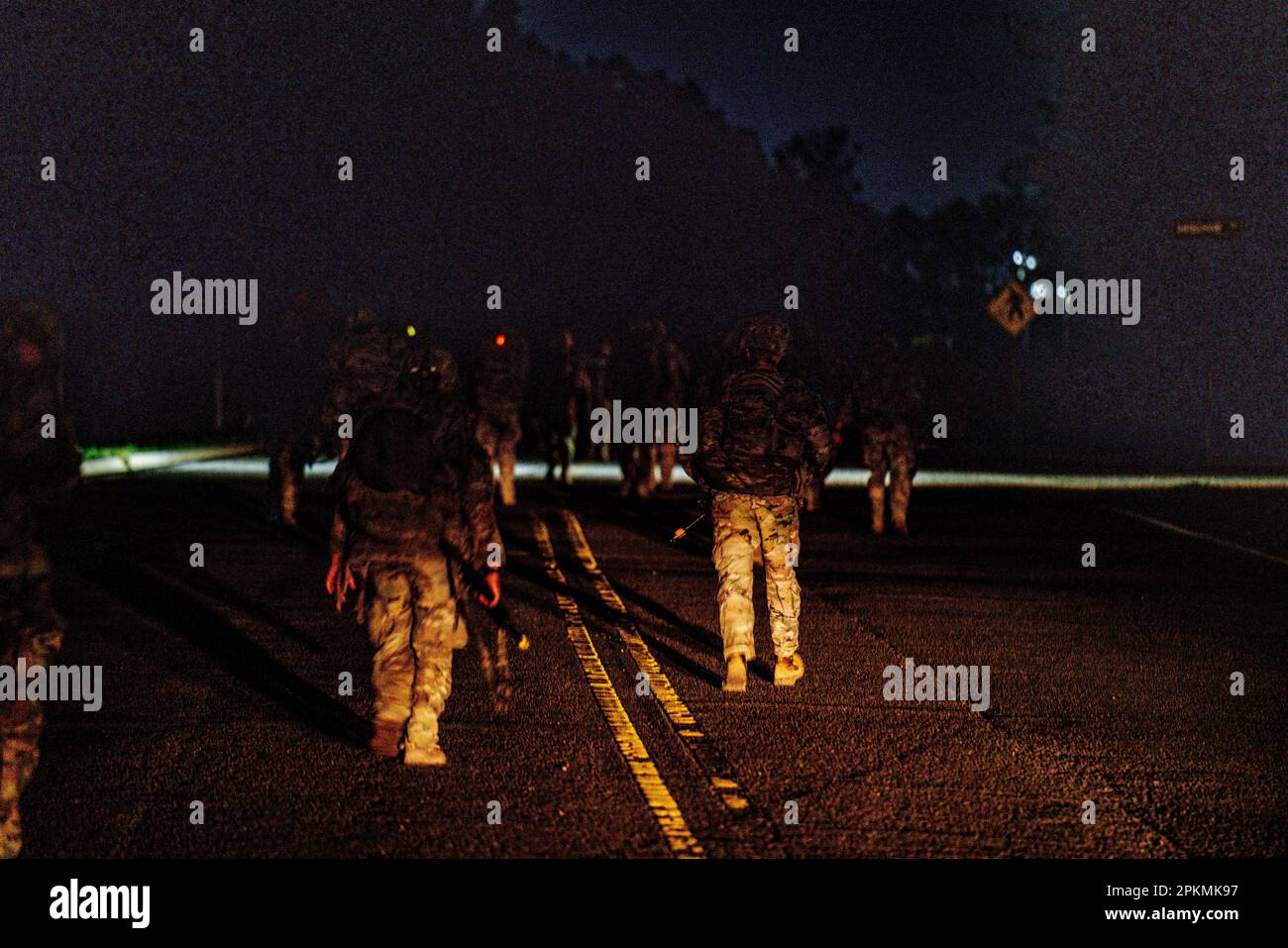Paratroopers across the 82nd Airborne Division execute the 12 mile road ...