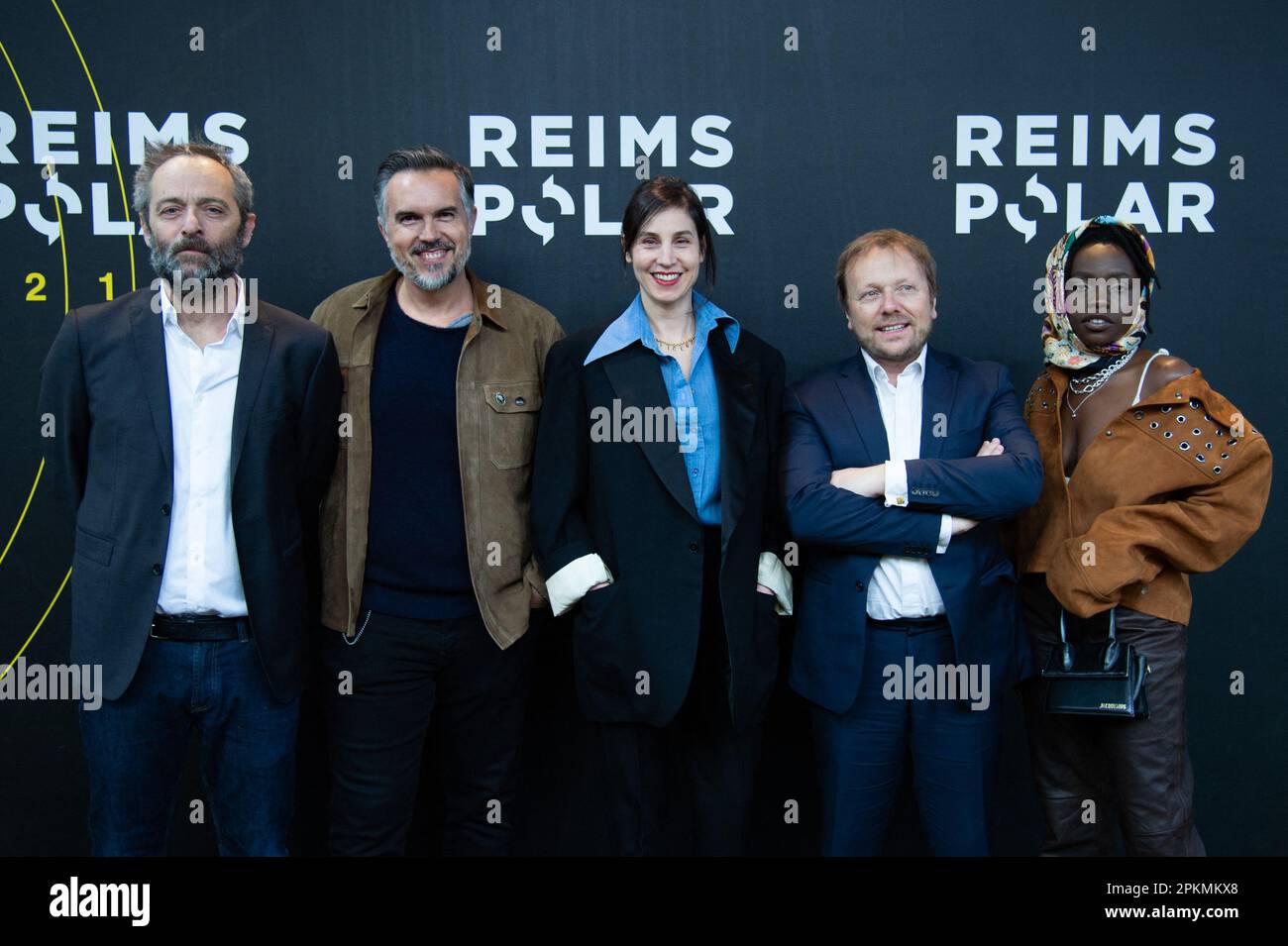 Reims, France. 08th Apr, 2023. Jury members Laurent Stocker, Anne ...