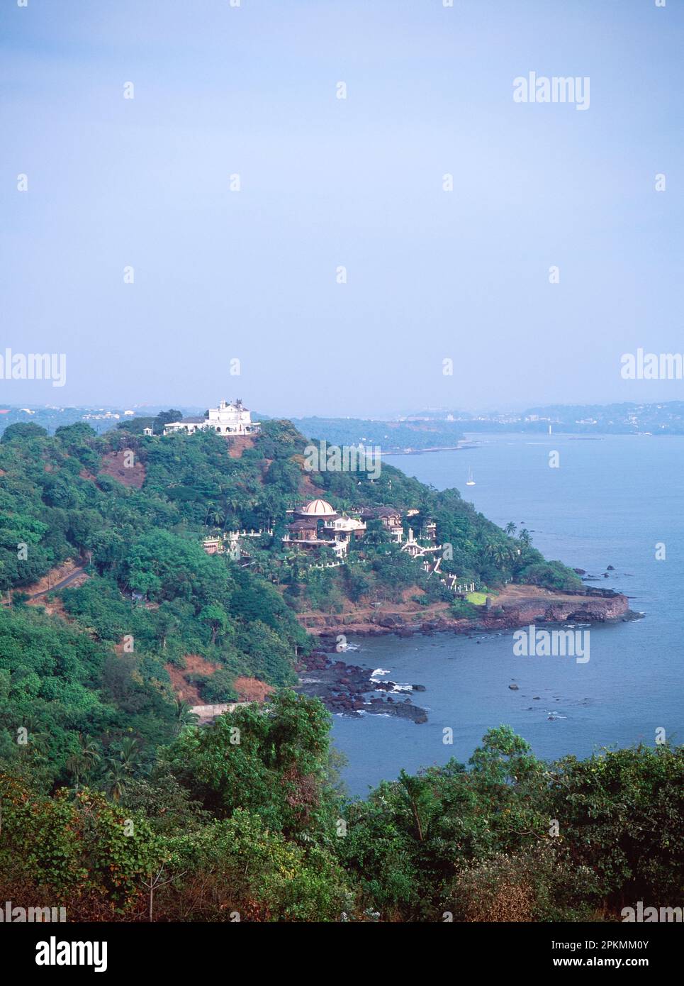 A view of Panaji. Goa from Aguada Fort - India Stock Photo - Alamy