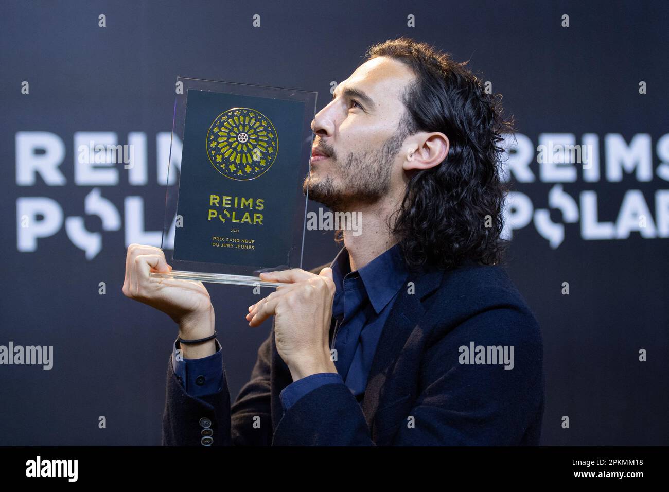Reims, France. 08th Apr, 2023. Augustus Meleo Bernstein attending the ...