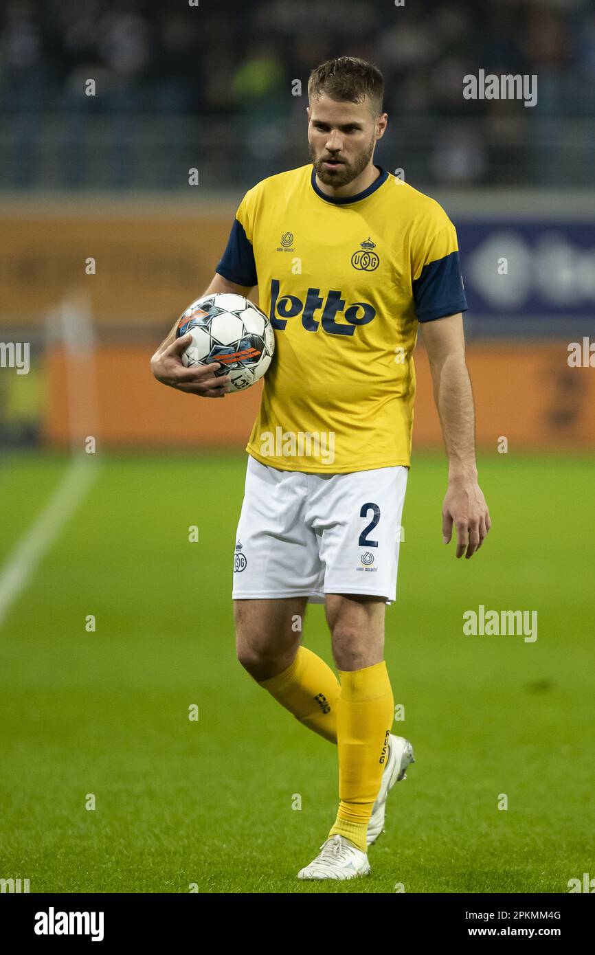 Gent, Belgium. 08th Apr, 2023. Union's Bart Nieuwkoop pictured during a ...