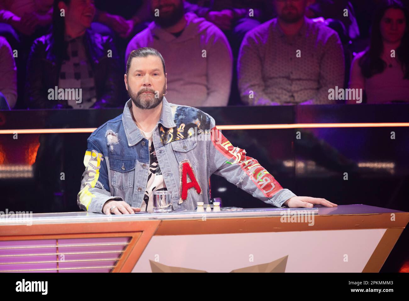 Cologne, Germany. 08th Apr, 2023. Rea Garvey from the guessing team ...