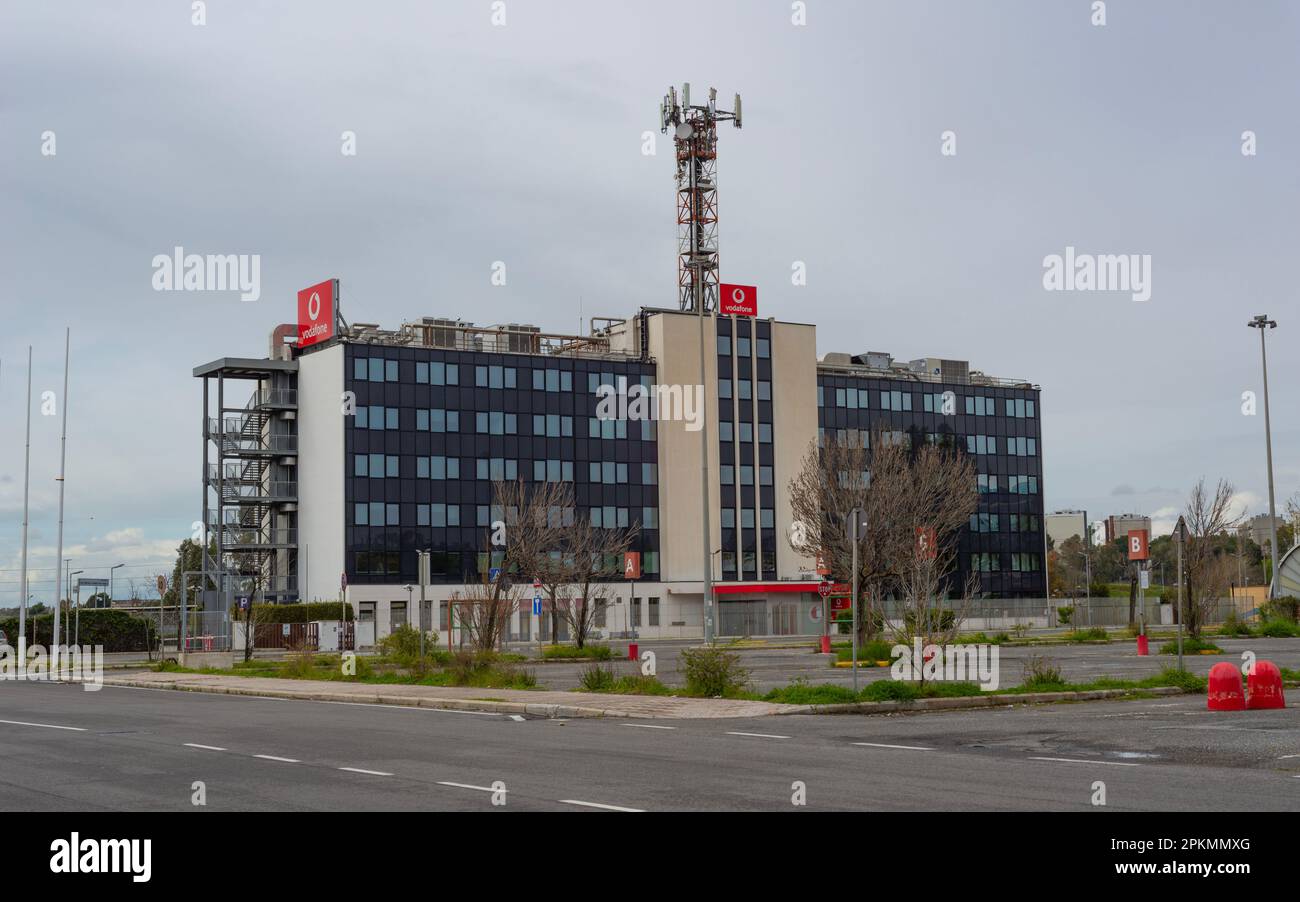 Vodafone headquarters in the Laurentino district on the outskirts of ...