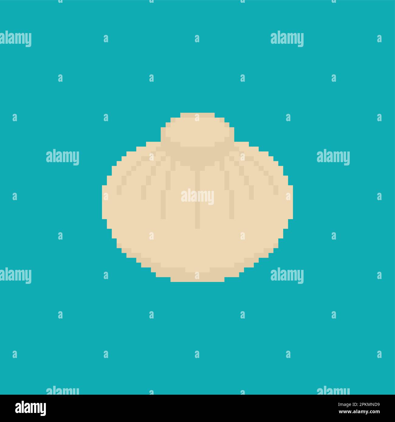 Chinese dumplings pixel art. 8 bit Food pixelated illustration Stock ...