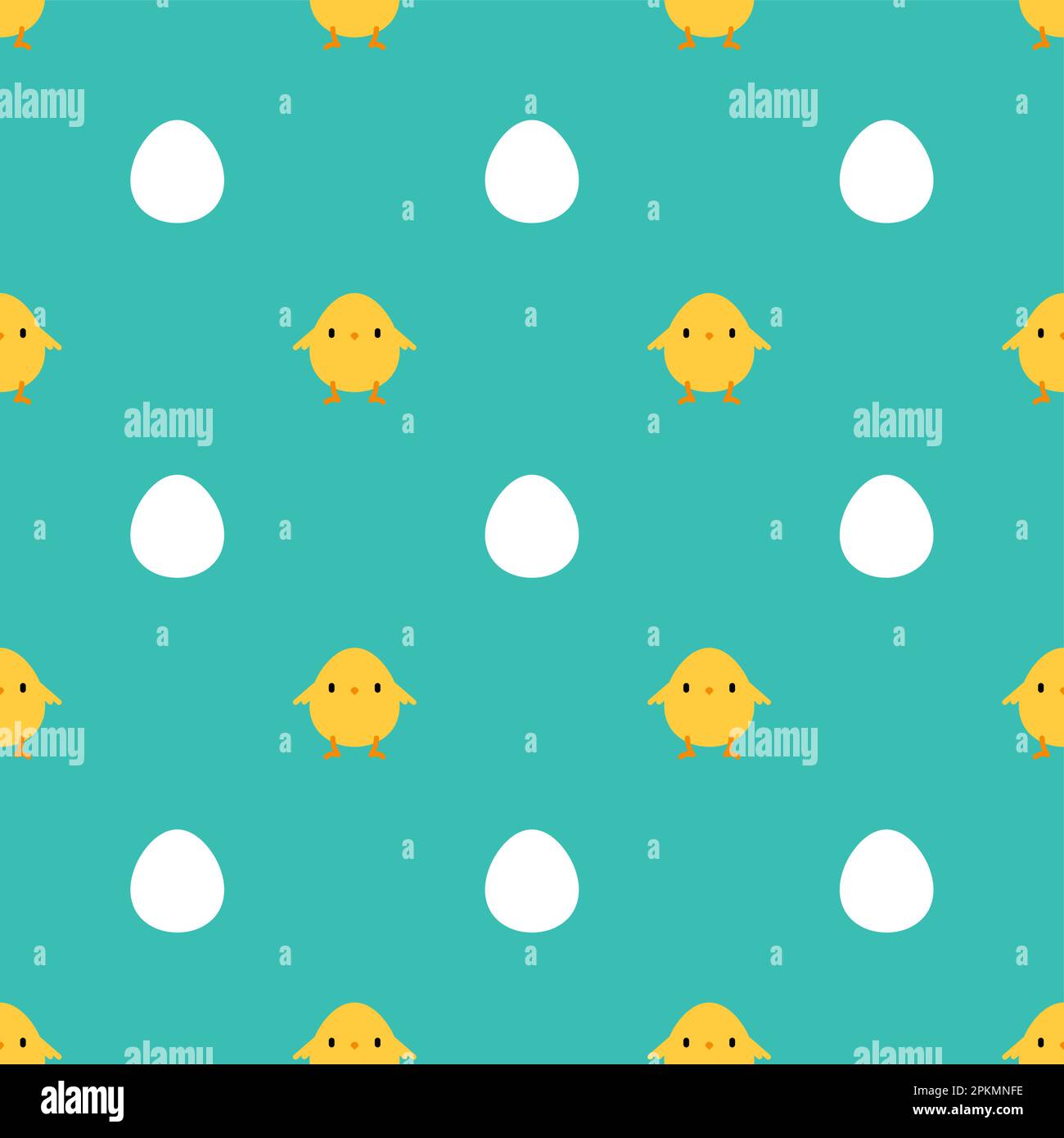 Chicken cartoon cute pattern seamless. Little chicken background. Baby ...