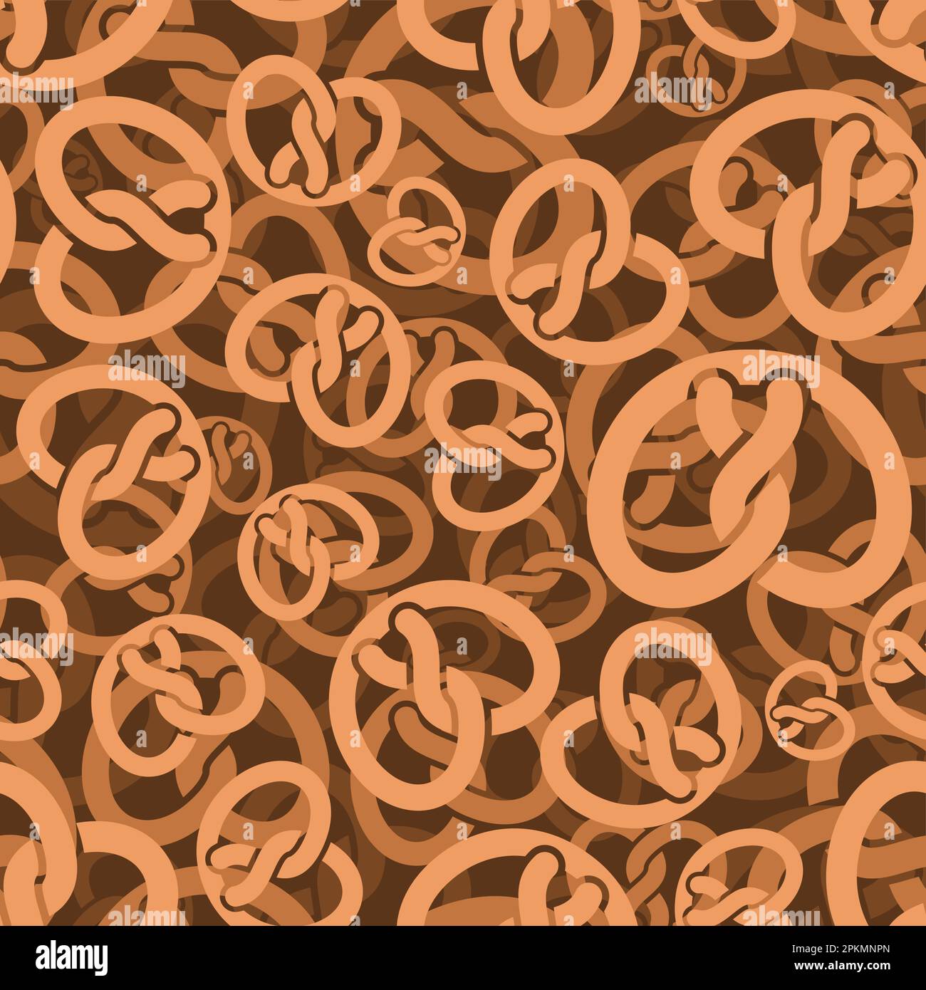 Wallpaper with pretzel pattern Stock Vector Images - Alamy