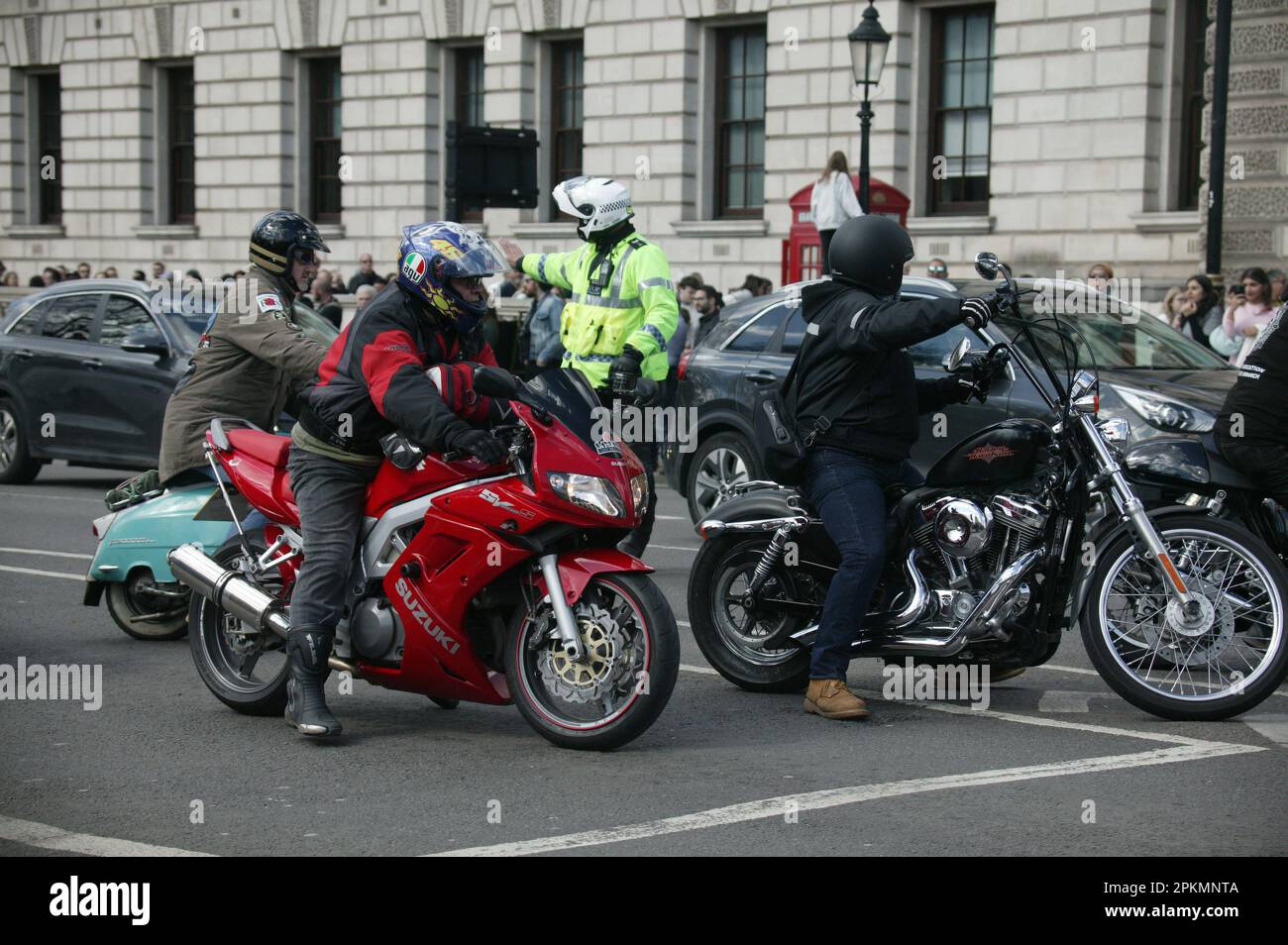 Rolling Thunder Ride of respect for Queen Elizabeth and founder of ...