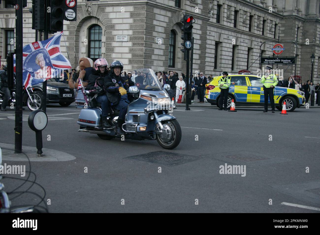 Rolling Thunder Ride of respect for Queen Elizabeth and founder of ...