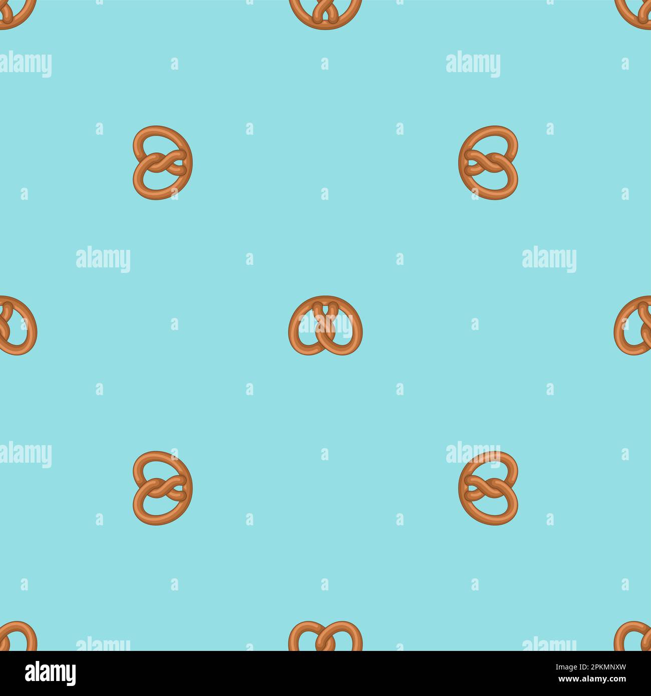 Bretzel pattern seamless. german bakery food background. Vector texture ...