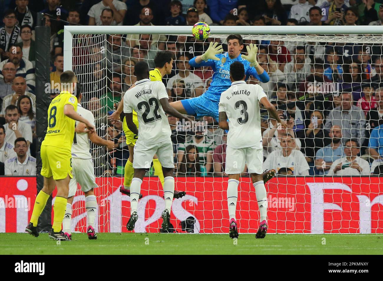 Madrid, Spain. 01st Mar, 2023. Real Madrid´s Thibaut Courtois in action ...
