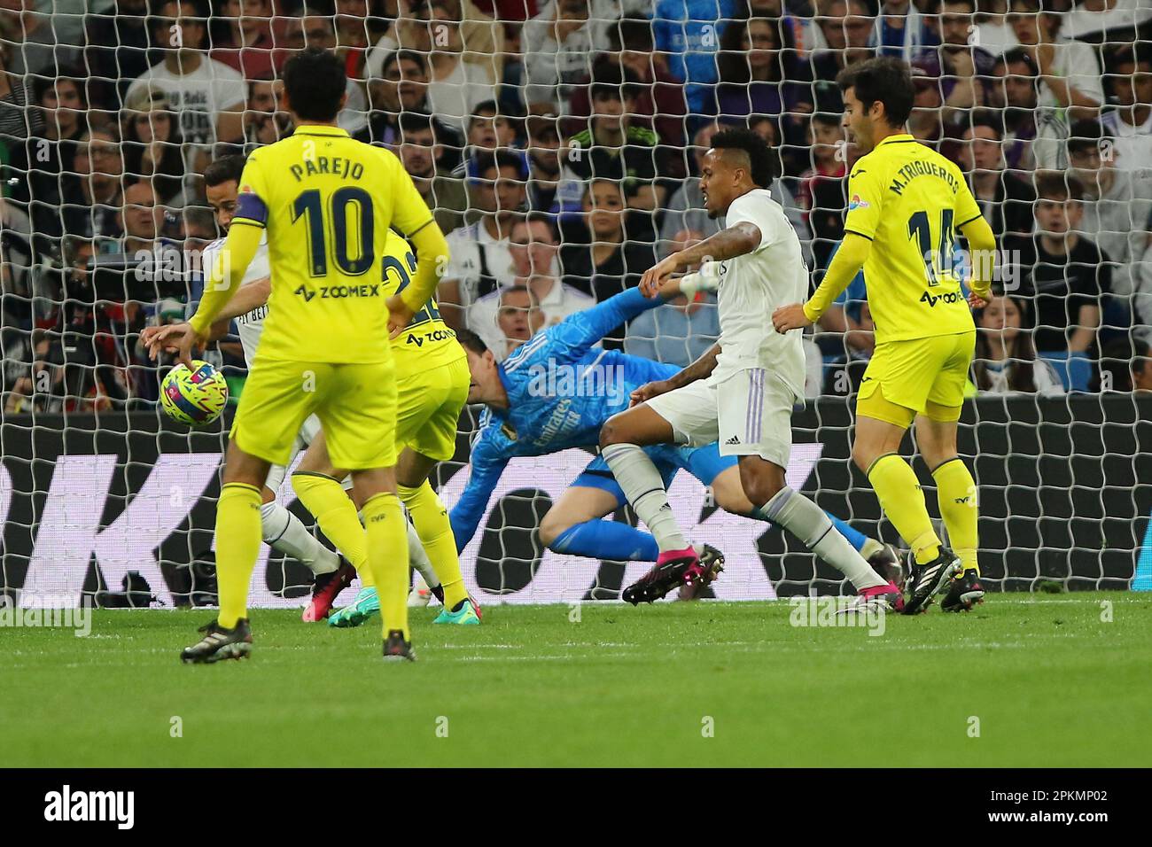 Madrid, Spain. 01st Mar, 2023. Villareal scores goal during La Liga ...