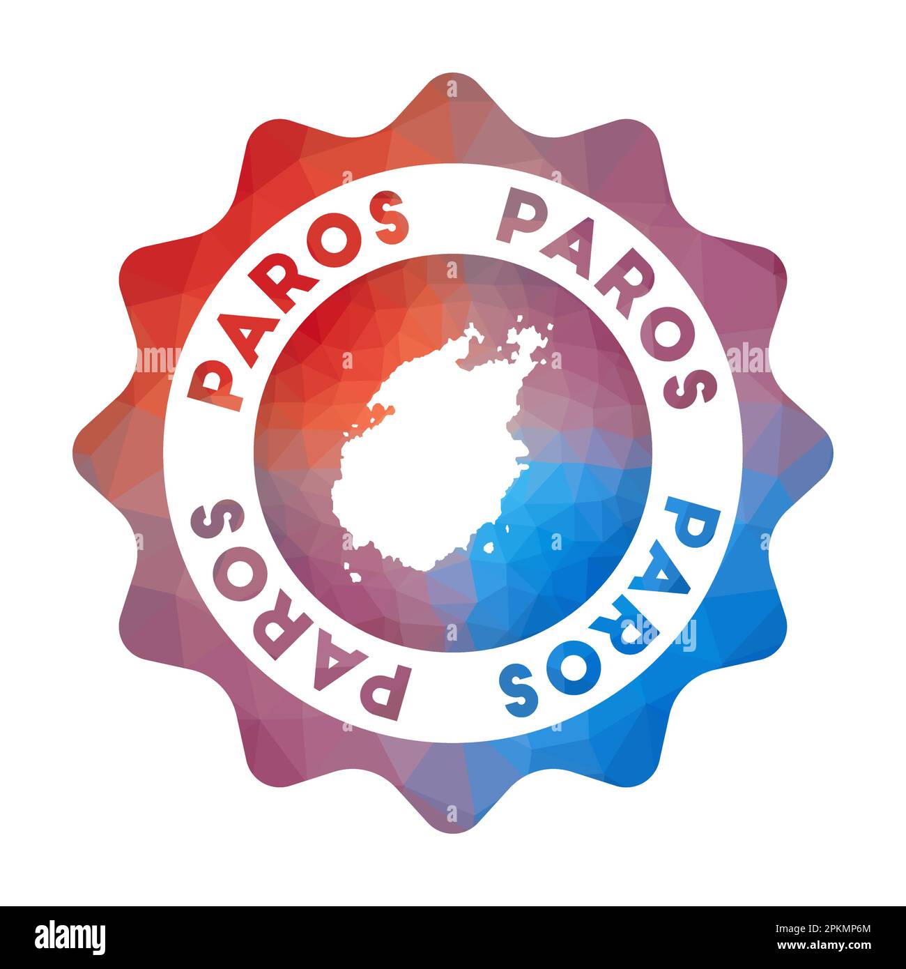 Paros map vector vectors hi-res stock photography and images - Alamy