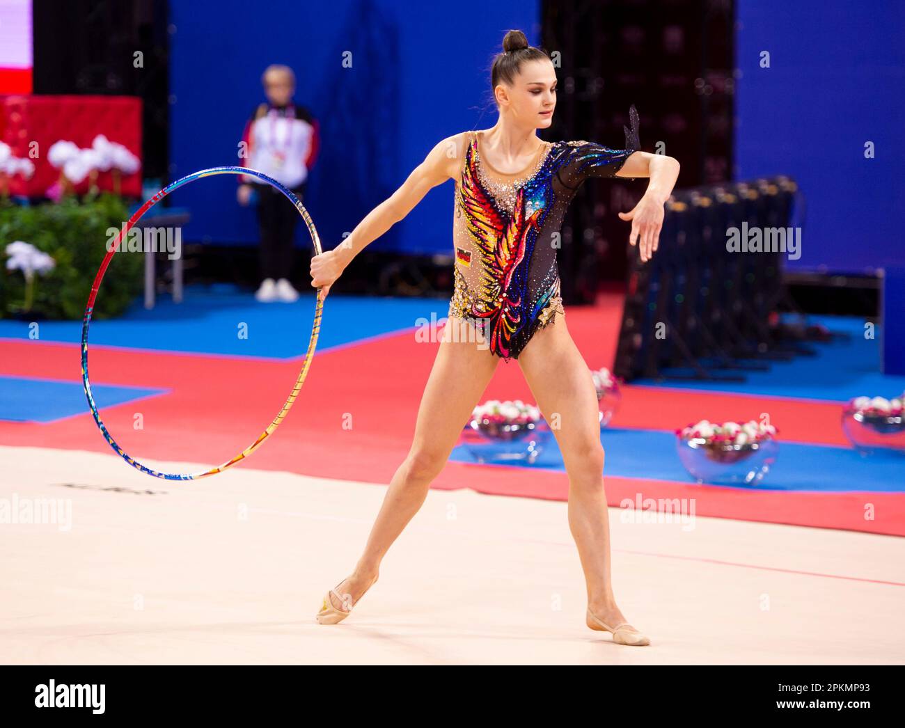 Sofia, Bulgaria. March 31, 2023. Melanie Dargel of Germany performs ...