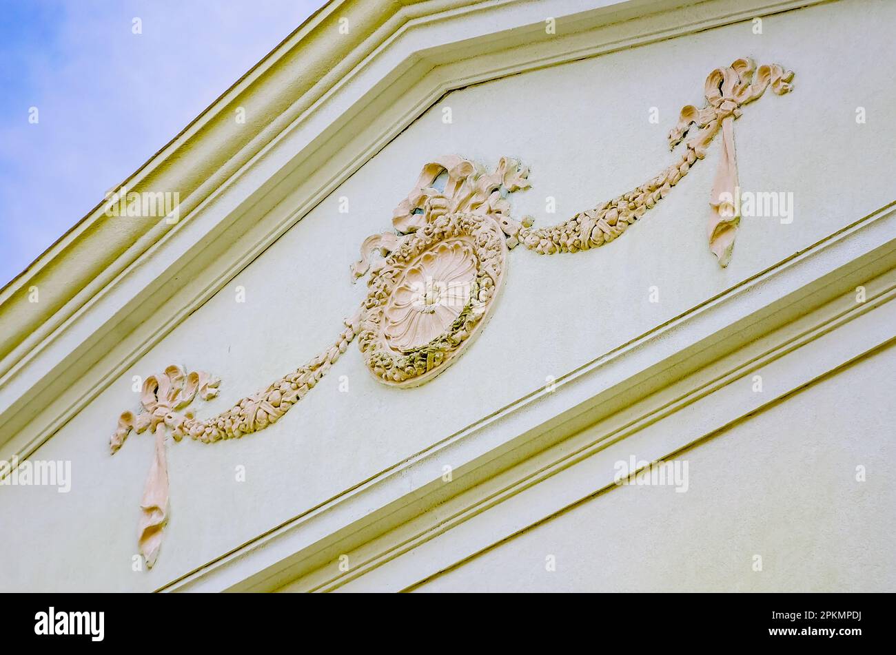 Detail of the old Markham Hotel is pictured, April 2, 2023, in Gulfport ...