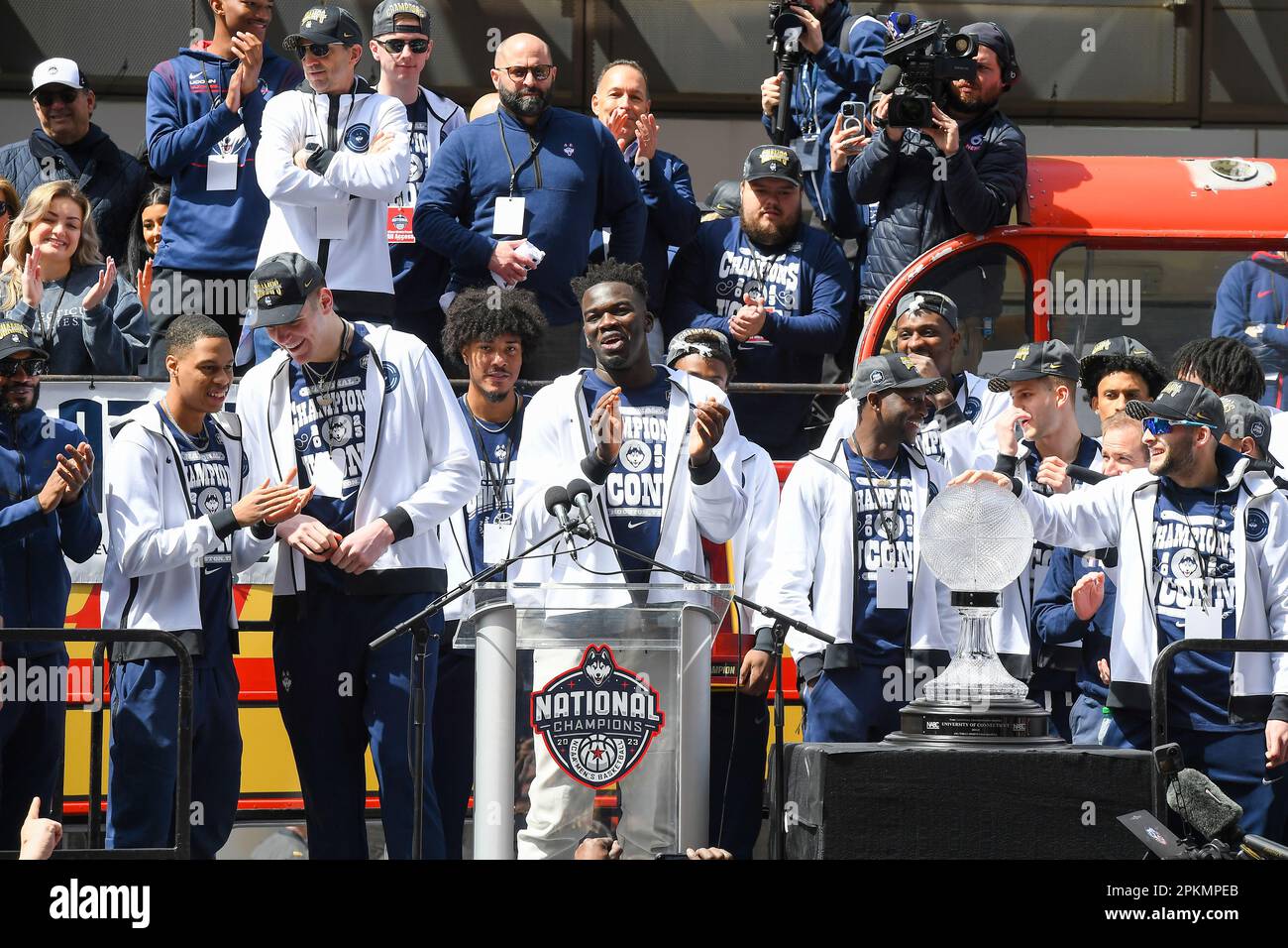 HARTFORD, CT - APRIL 08: UConn Huskies forward Adama Sanogo (21 ...