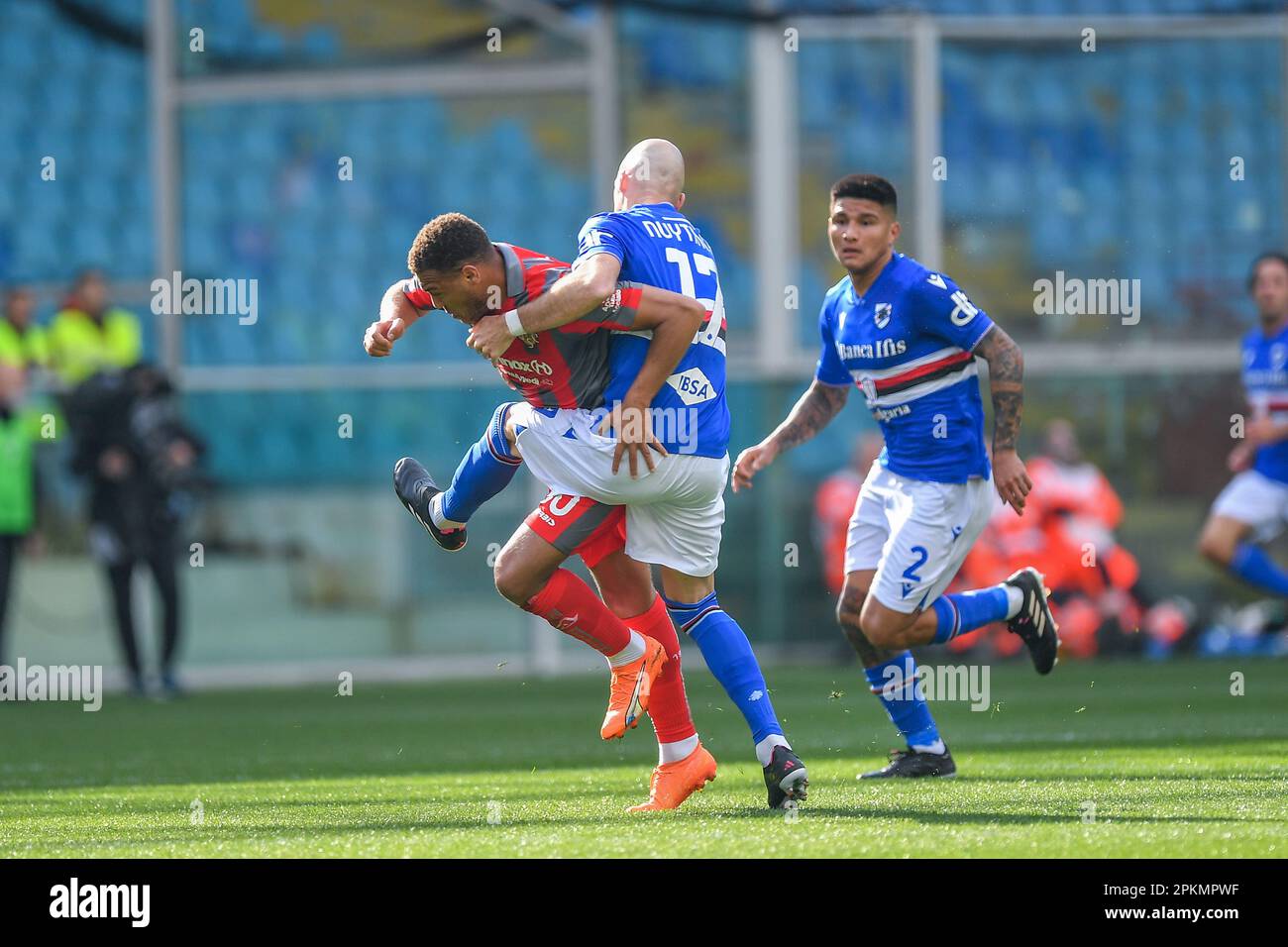 Genova, Italy. 08th Apr, 2023. Cyriel Kolawole Dessers (Cremonese ...