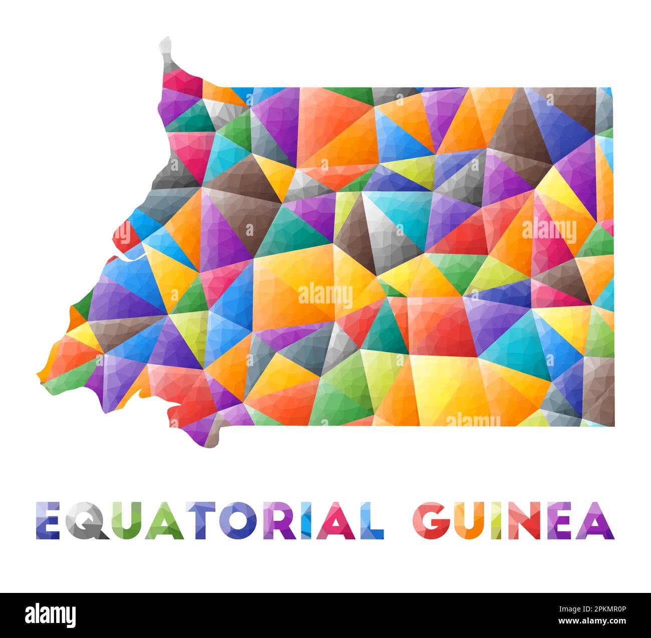 Equatorial guinea digital map Cut Out Stock Images & Pictures - Alamy