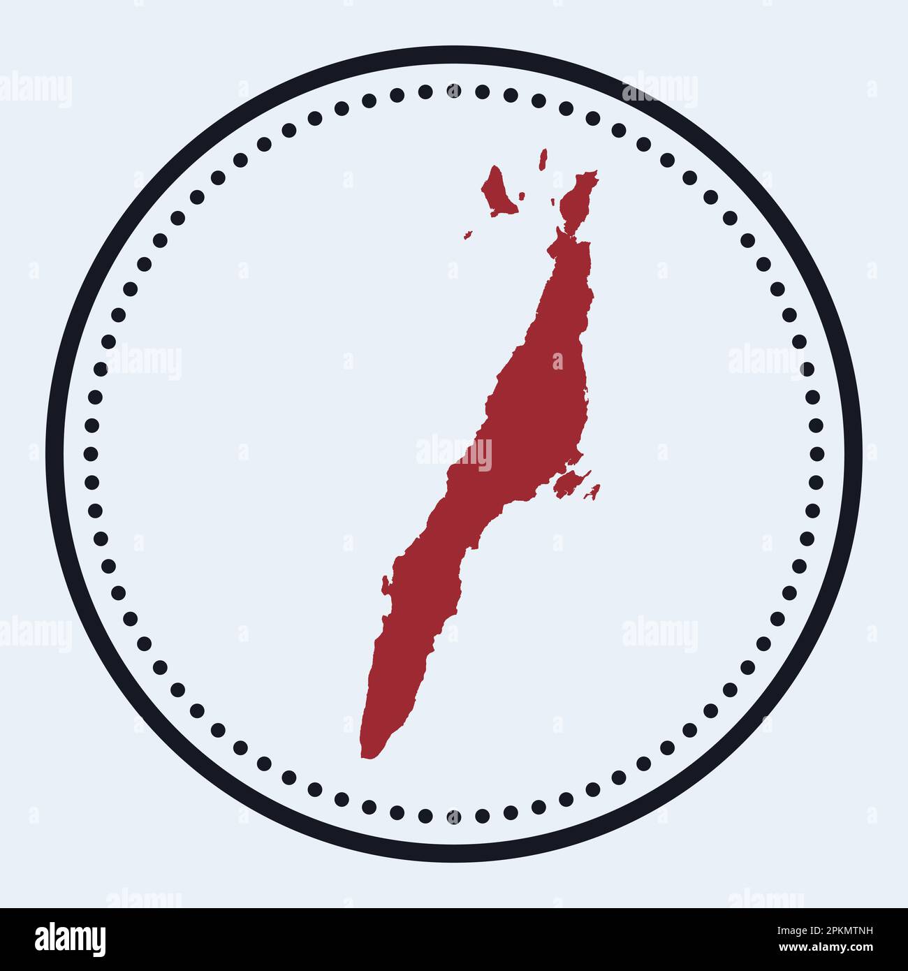 Cebu round stamp. Round logo with island map and title. Stylish minimal ...