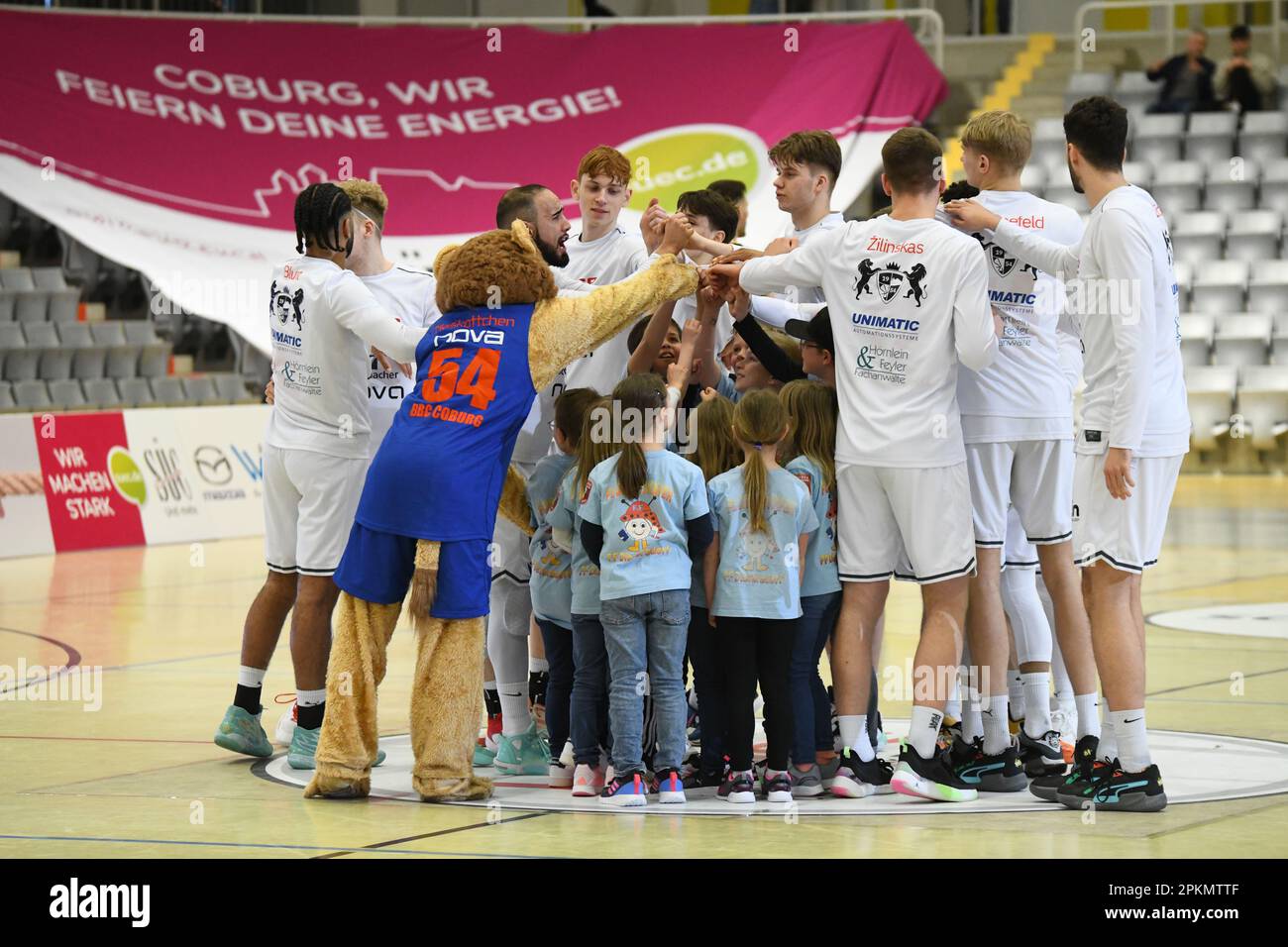 Coburg, Germany. 08th Apr, 2023. Germany, Coburg, HUK Coburg Arena - 8 ...