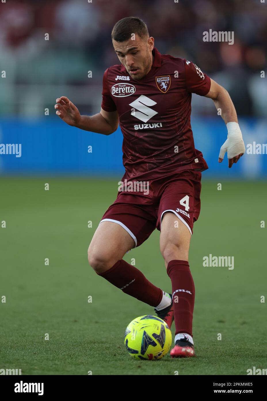 Turin, Italy, 8th April 2023. Alessandro Buongiorno of Torino FC during ...