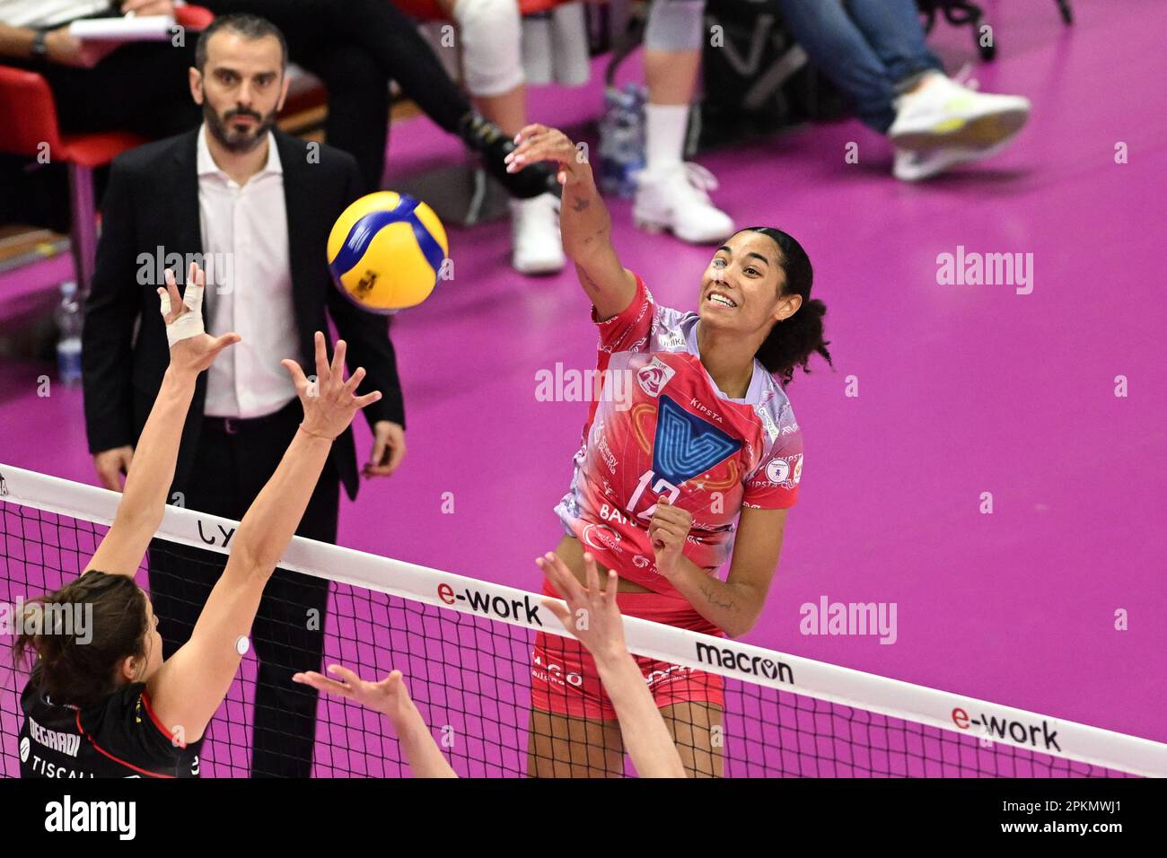 Thompson Jordan (n.12 Vero Volley Milano) during the Volleyball Italian ...